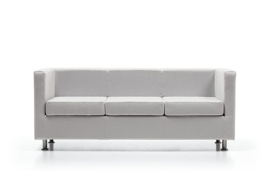 Divano a tre posti per sale d'attesa | IDFdesign