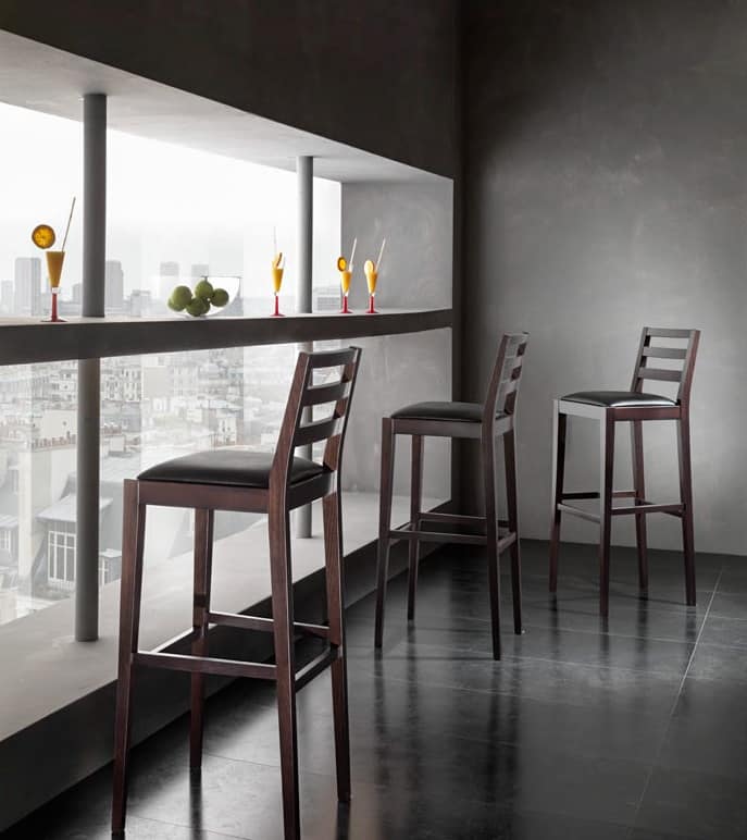 Sgabelli moderni seduta imbottita Cucina | IDFdesign