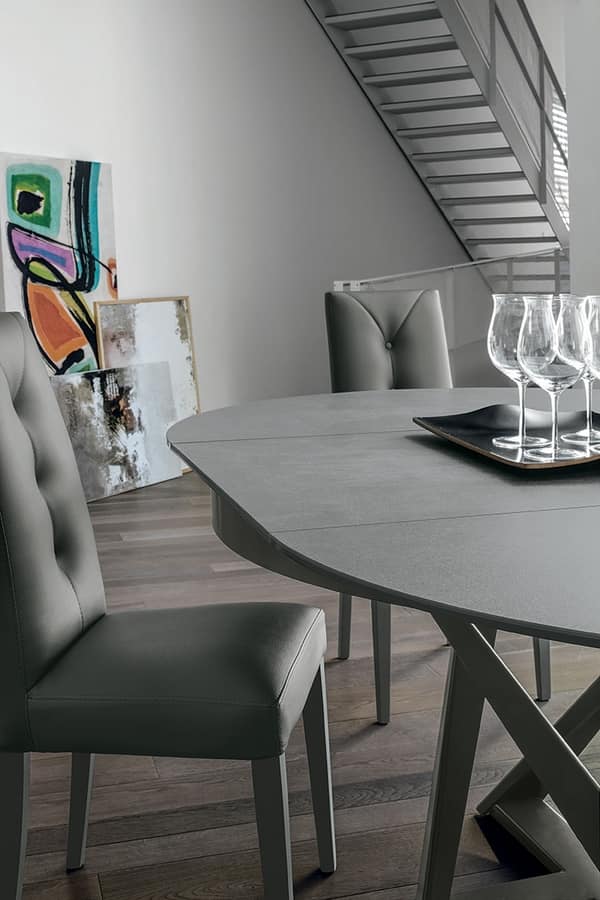 Tavolo tondo allungabile | IDFdesign